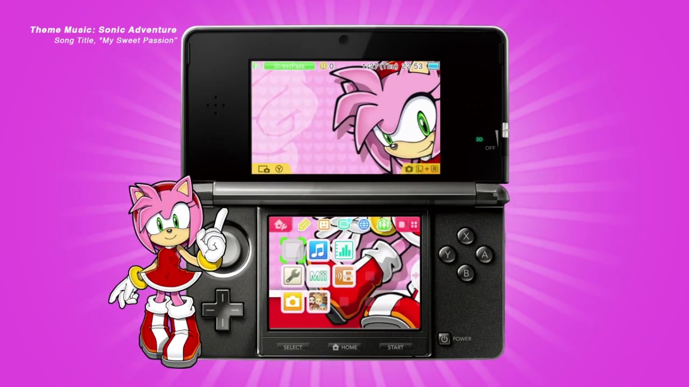 Sonic the Hedgehog Nintendo 3DS Themes - NintendObserver