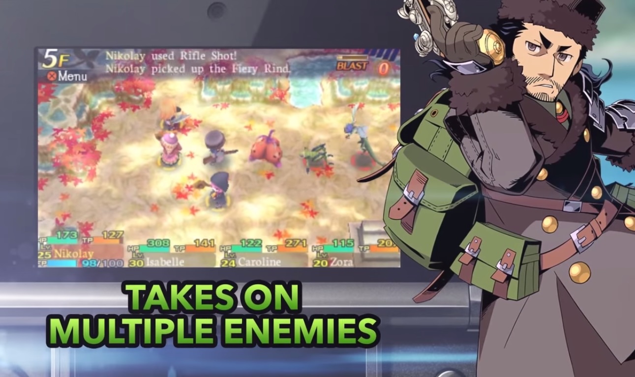 Etrian Mystery Dungeon - Gunner Class Trailer - NintendObserver