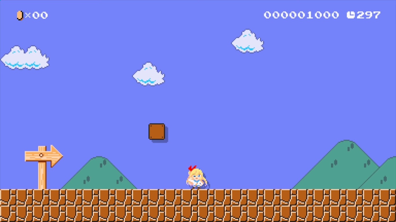 Super Mario Maker - Japanese Nisekoi Costume Footage - NintendObserver