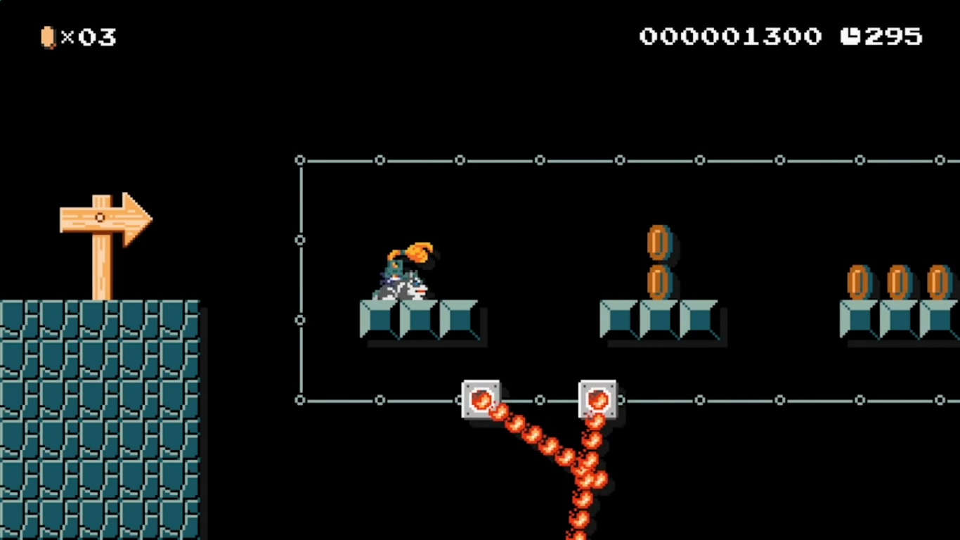 Super Mario Maker - Japanese Wolf Link Footage - NintendObserver