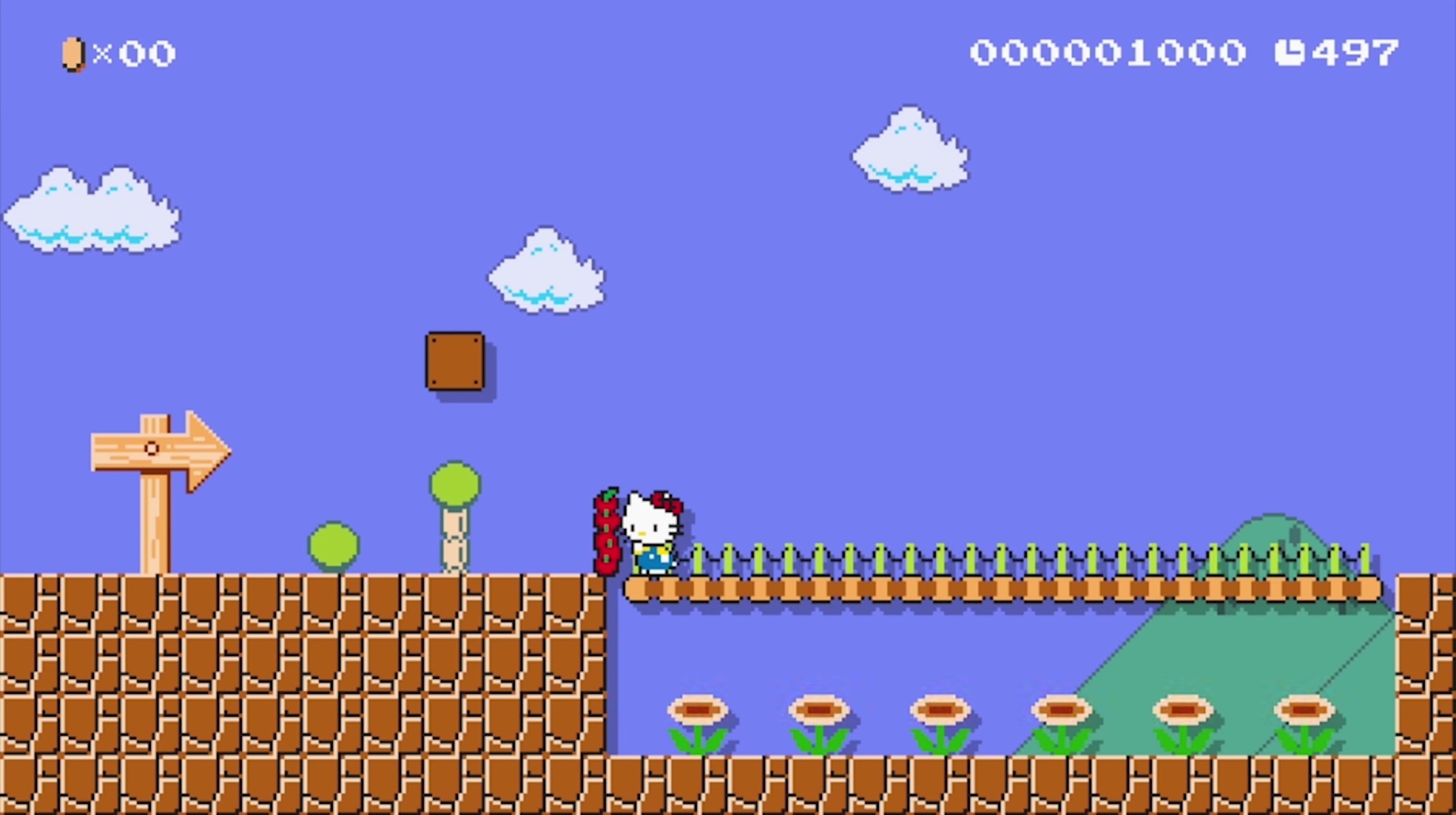 Super Mario Maker - Hello Kitty & My Melody Costumes Footage ...