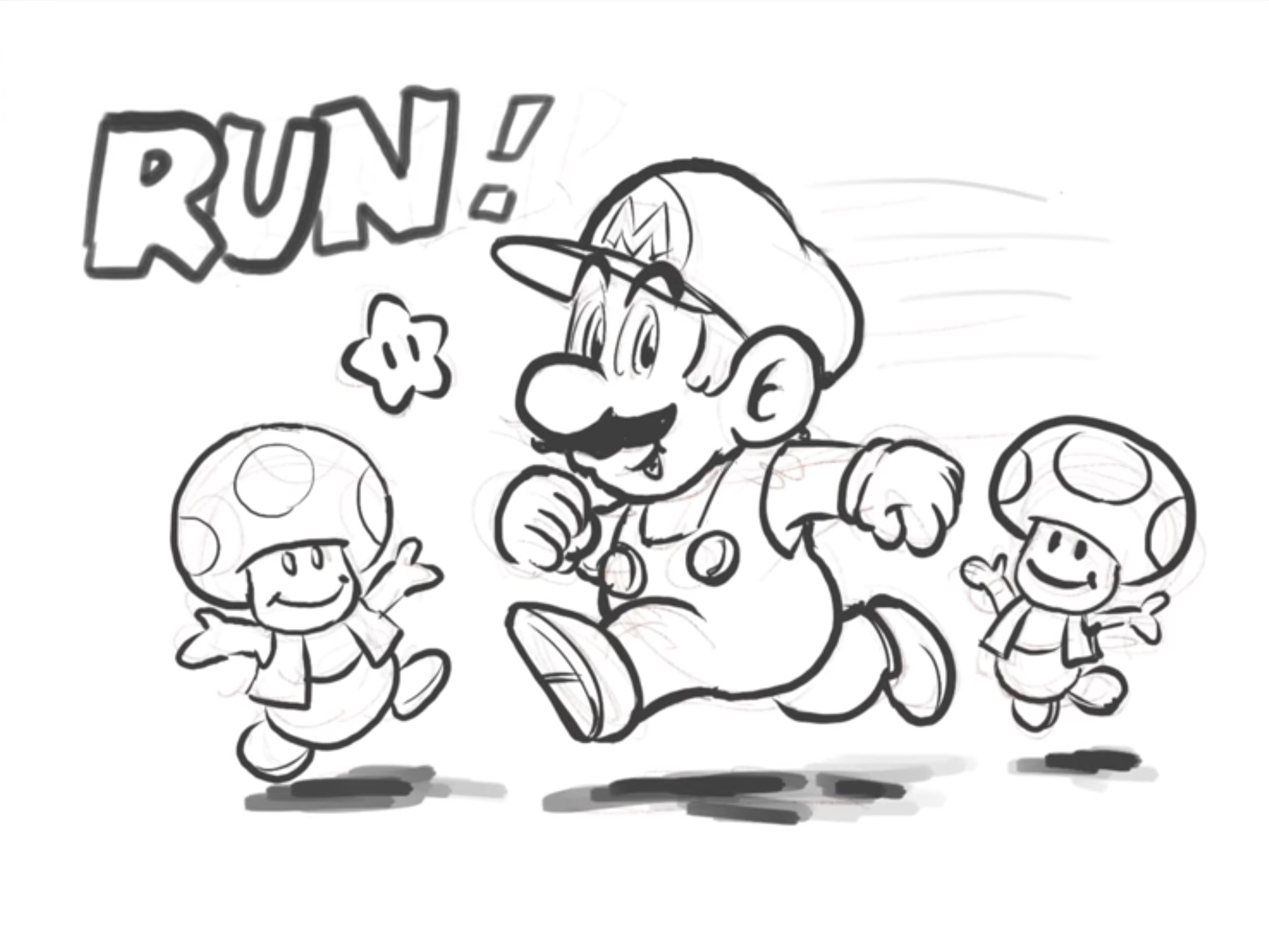 Miyamoto draws Super Mario Run on iPad Pro - NintendObserver