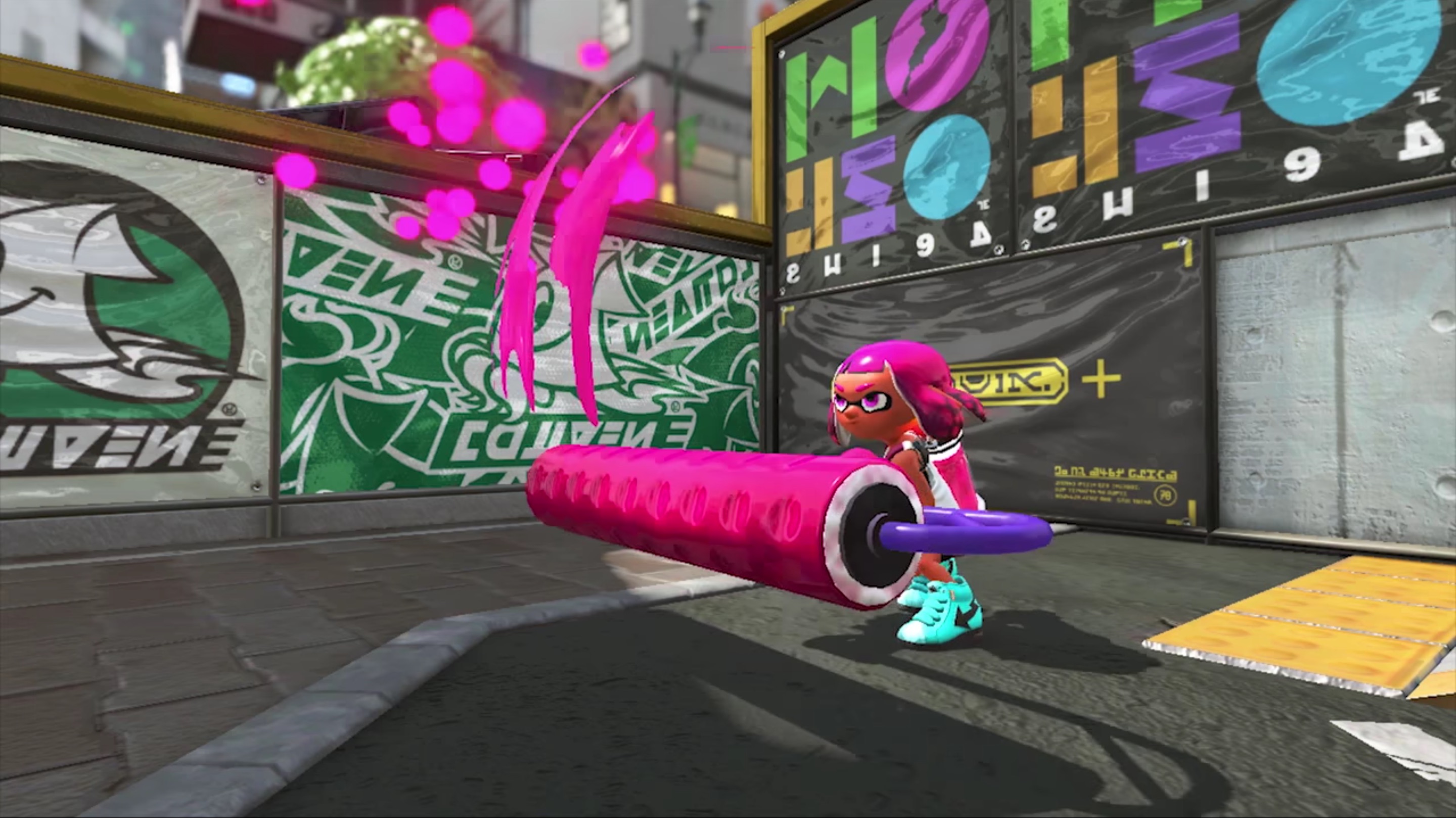 Splatoon 2 - Official Splat Roller Gameplay - NintendObserver