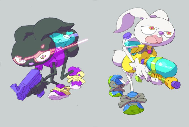 Here is what Splatoon characters would look like as rabbits ...