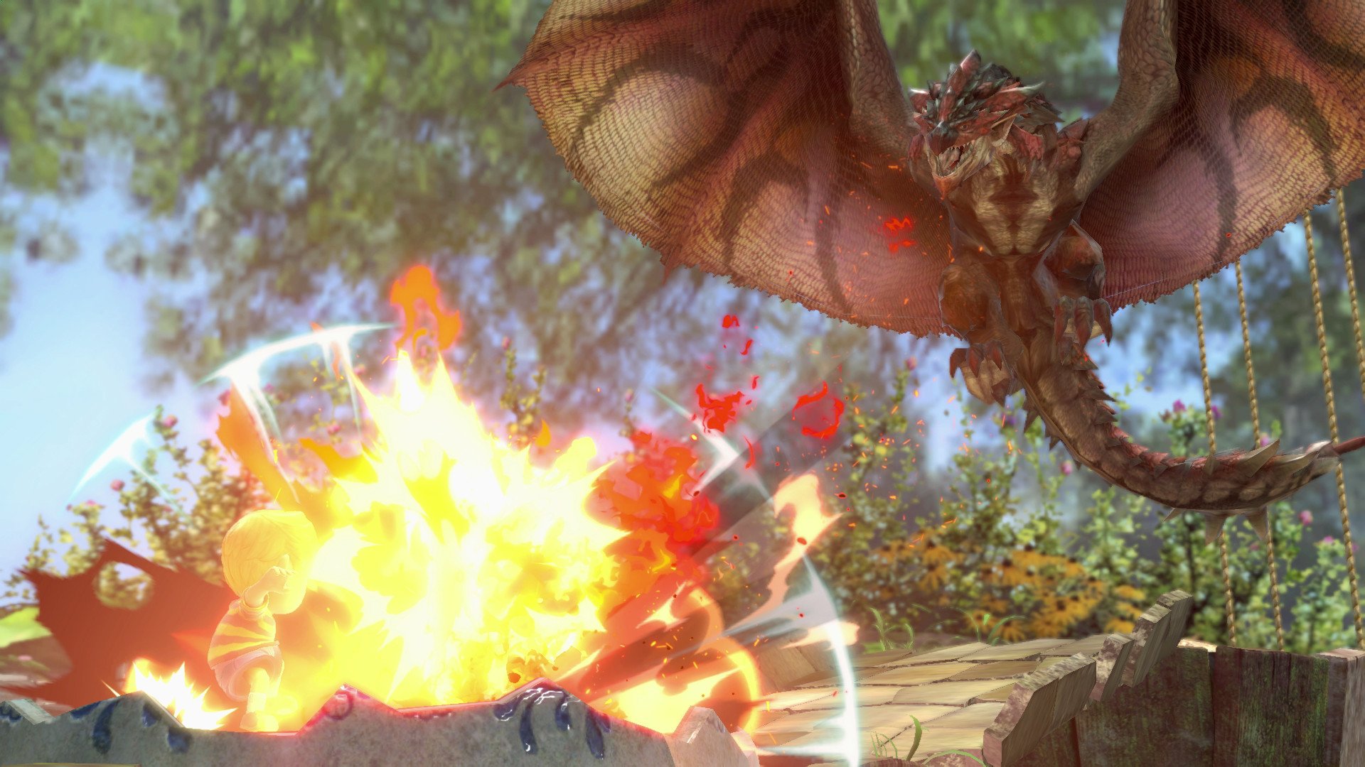 A look at Rathalos as an Assist Trophy in Super Smash Bros. Ultimate ...