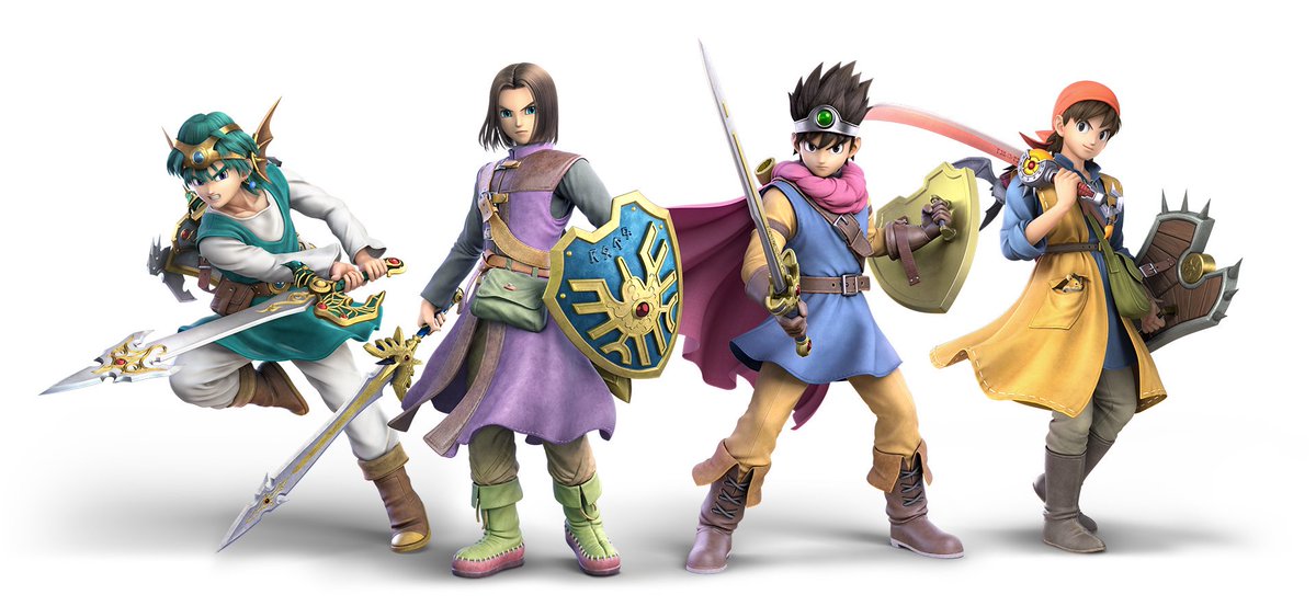 Presenting Dragon Quest's four Heroes in Super Smash Bros. Ultimate - NintendObserver