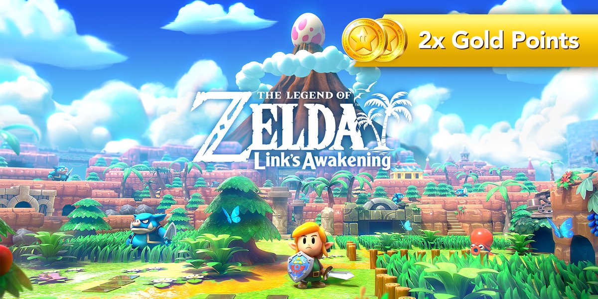 The Legend of Zelda Link's Awakening provides double Gold Points upon ...