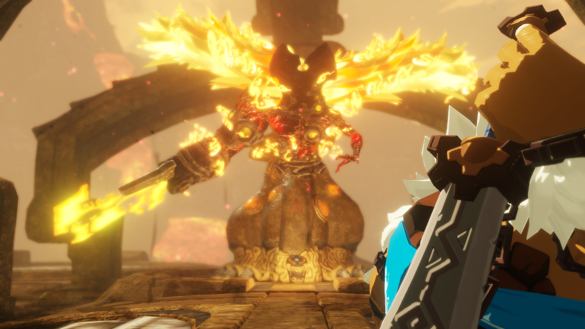 Face Fireblight Ganon in Hyrule Warriors Age of Calamity - NintendObserver